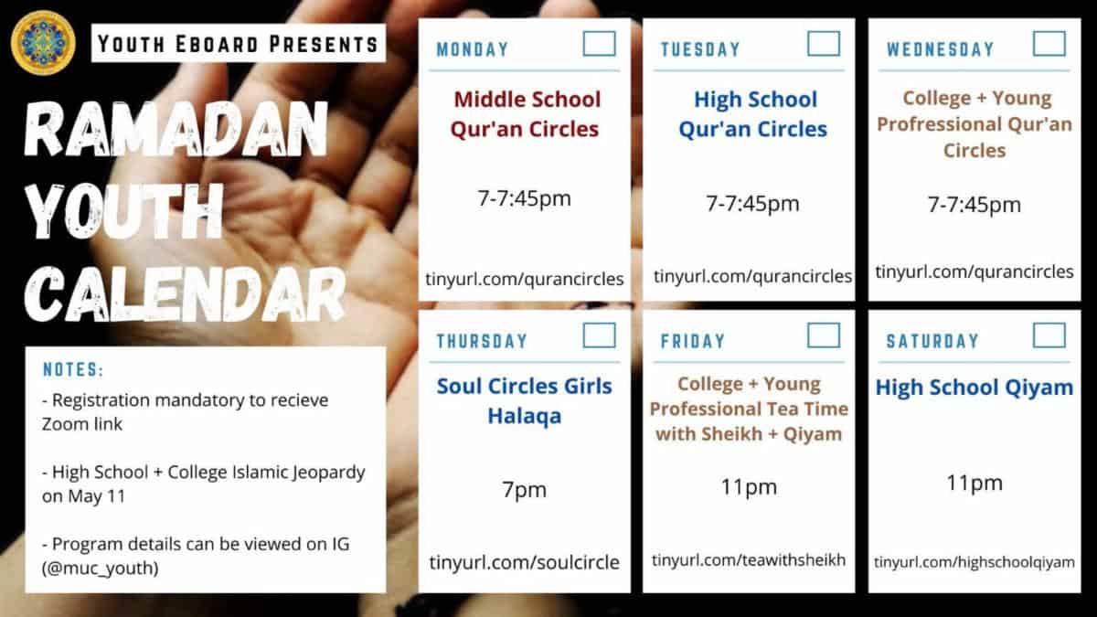 Ramadan Youth Program – Muslim Unity Center