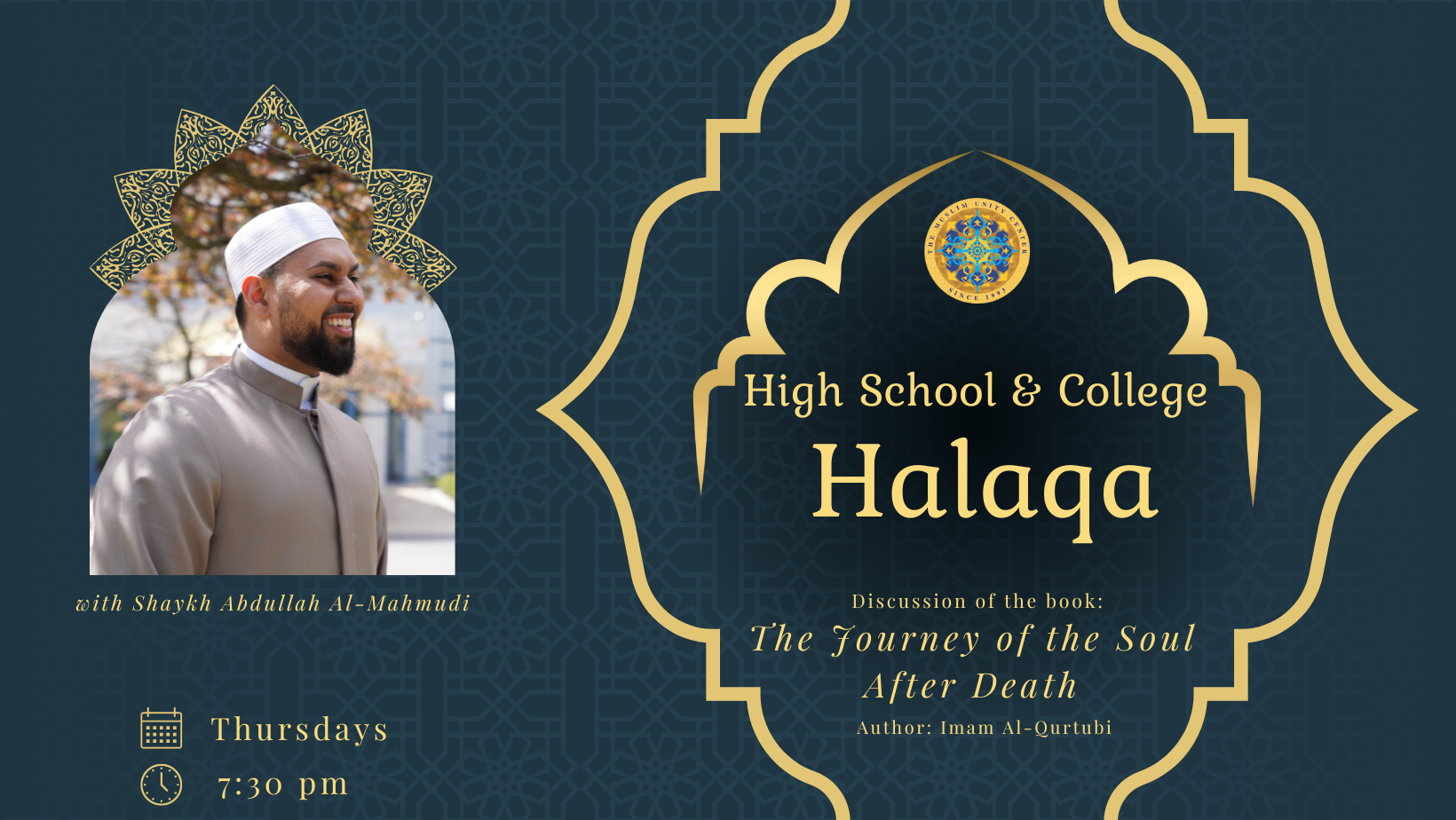 High School & College Halaqa – Muslim Unity Center