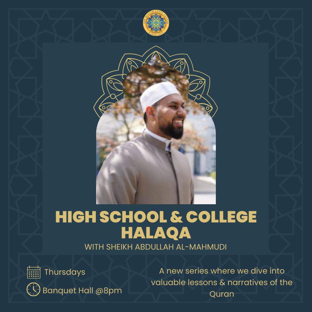 High School & College Halaqa – Muslim Unity Center