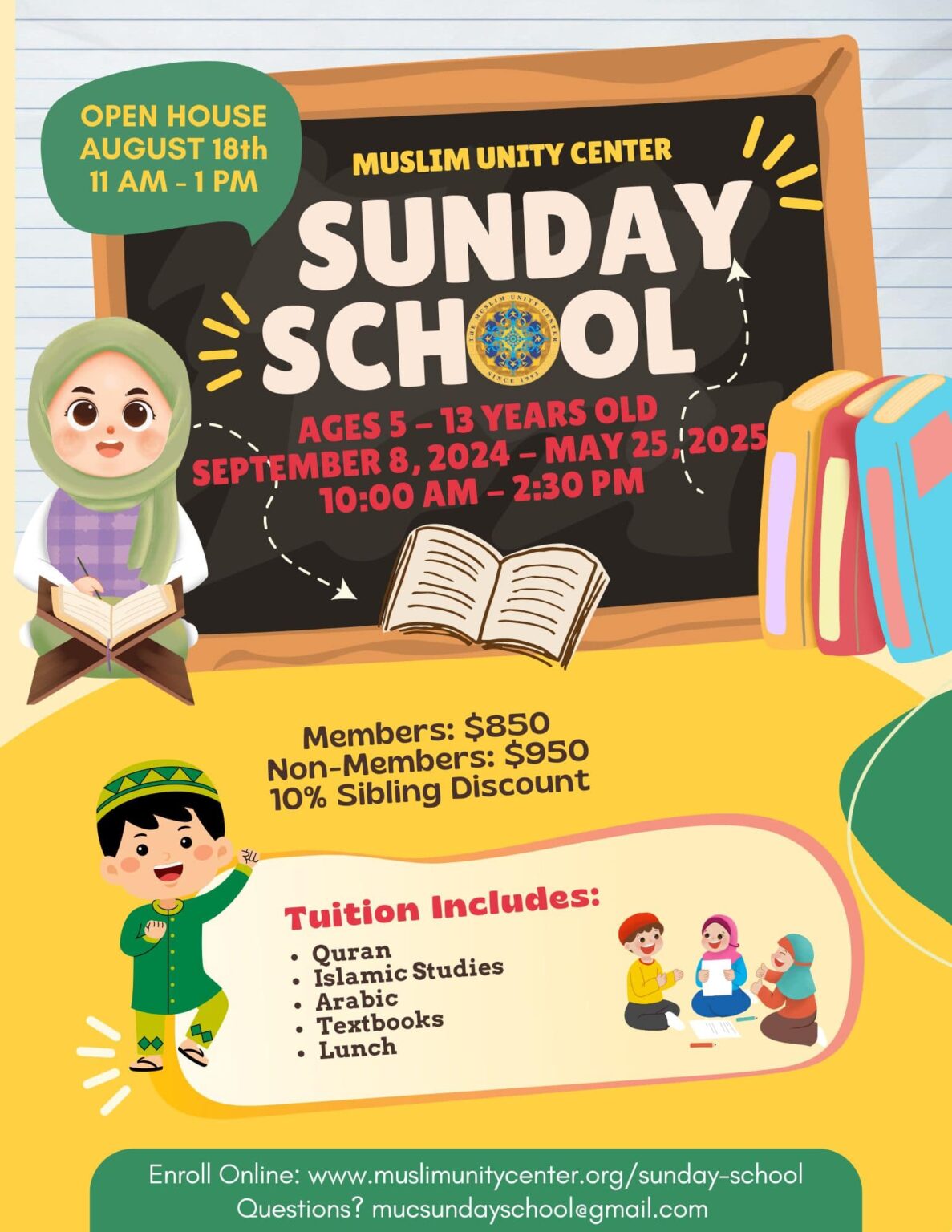 Sunday School – Muslim Unity Center